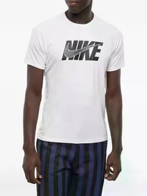 Nike Logo-print Raglan-sleeve T-shirt - White