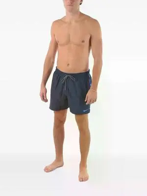 Nike Logo-embroidered Side-band Swim Shorts