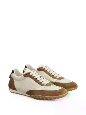 TOD'S Suede-panelled Lace-up Sneakers