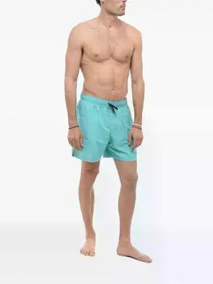 Nike Drawstring-waist Logo-print Swim Shorts