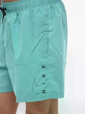 Nike Drawstring-waist Logo-print Swim Shorts