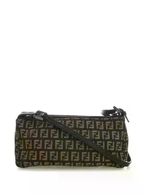 Fendi Zucchino Canvas Pochette Shoulder Bag