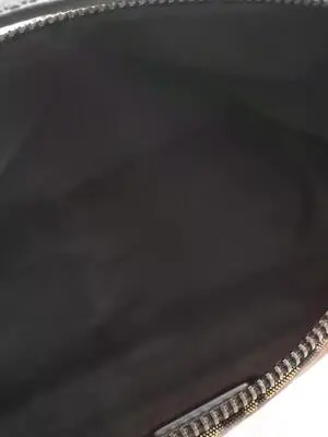 Fendi Zucchino Canvas Pochette Shoulder Bag