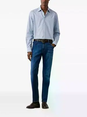 HACKETT LONDON Geometric-print Shirt