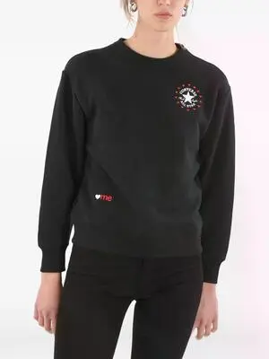 CONVERSE Chuck Taylor All Star Embroidered Sweatshirt - Black