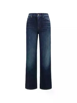 7 For All Mankind Stovepipe Straight-leg Jeans