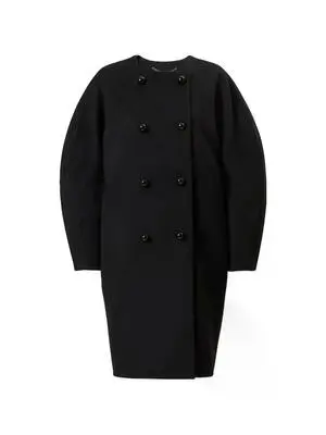 Carolina Herrera Double-breasted Cocoon Coat