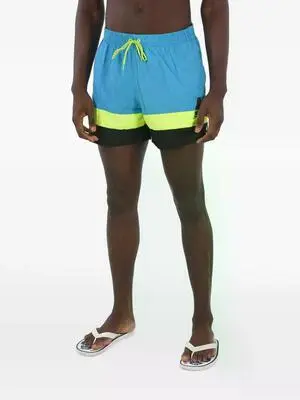 Nike Logo-print Swim Shorts - Blue