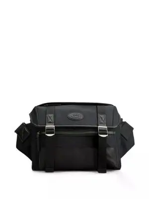 TOD'S Buckle-fastening Messenger Bag - Black