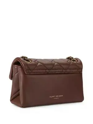 Kurt Geiger Quilted Eagle-plaque Shoulder Bag