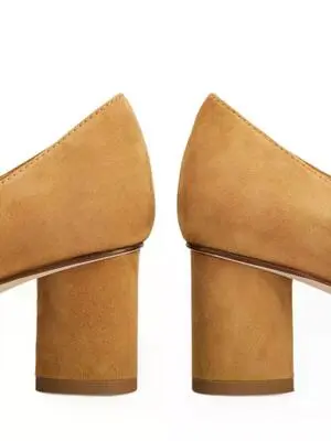 TOD'S T-logo Block-heel Pumps