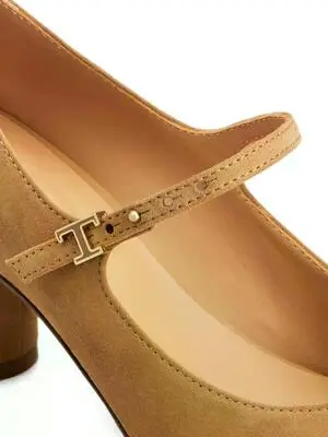 TOD'S T-logo Block-heel Pumps
