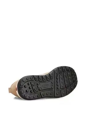 TOD'S Red Dot Socks Sneakers In Knit And Suede