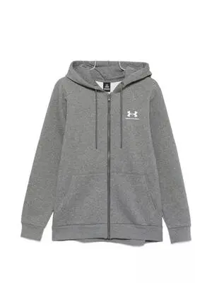 Under Armour Logo-print Zip-up Hoodie - Grey