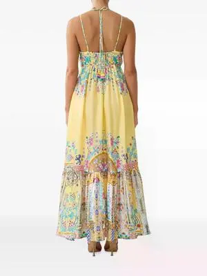 Camilla Tiered Maxi Dress With Hardware