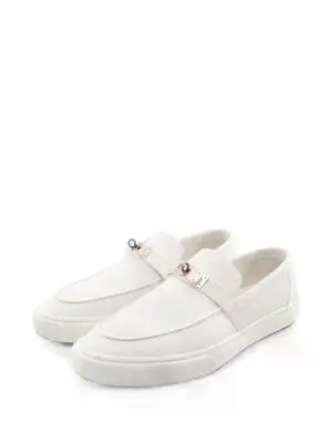 Hermès 2010s Kelly Slip-on Sneakers - White