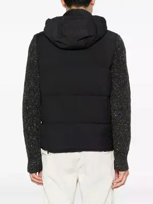 Eleventy Hooded Quilted Gilet