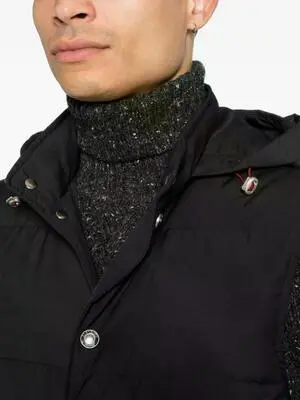 Eleventy Hooded Quilted Gilet