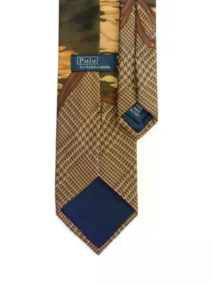 Polo Ralph Lauren Graduate Duck-print Silk Neck Tie