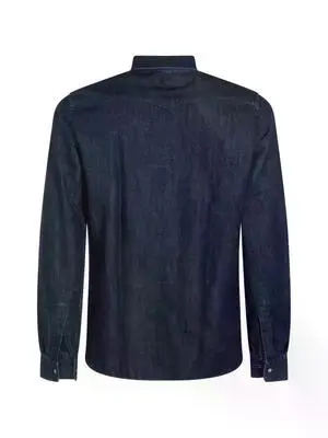 Canali Western-style Denim Shirt