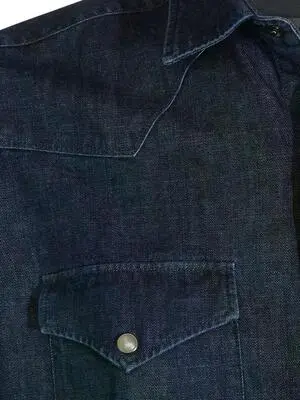 Canali Western-style Denim Shirt
