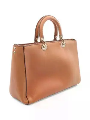 Dior 2010s Large Lady D-sire Handbag - Brown