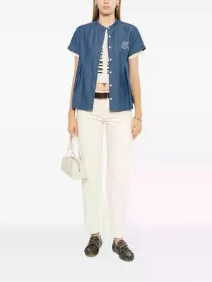 AGNES B. Logo-embroidered Shirt
