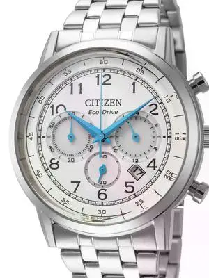 Citizen Eco-drive Chronograph Watch - White