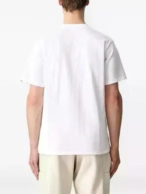 A BATHING APE Ape Head Camouflage-print T-shirt - White