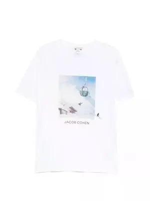 Jacob Cohen Graphic-print T-shirt - White
