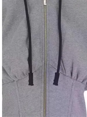 Just Cavalli Corset-style Drawstring Hoodie