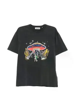 CARNE BOLLENTE Alien Affection Graphic-print T-shirt - Grey