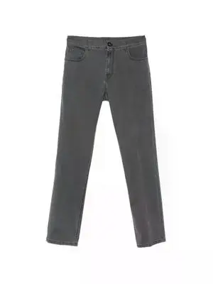 Stefano Ricci Logo Plaque Straight Leg Trousers