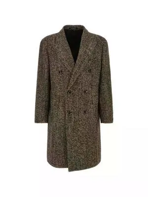 Tagliatore Londra Herringbone Double-breasted Coat