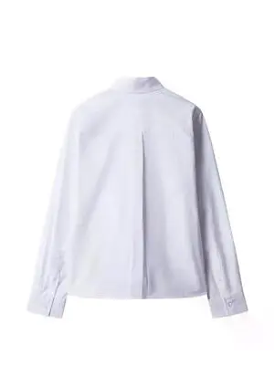 Maison Kitsuné Logo-patch Cotton Shirt