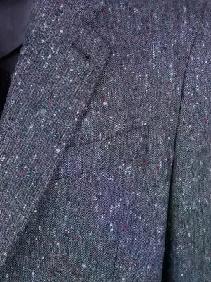 Paul Smith Dark Donegal Wool Patch-pocket Blazer