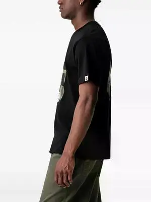 A BATHING APE Ape Head Camouflage-print T-shirt - Black