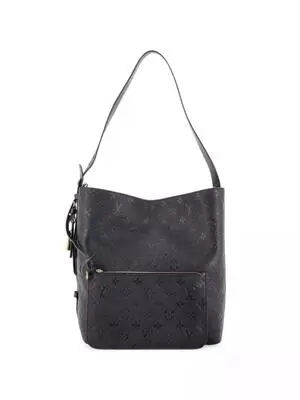 LOUIS VUITTON All In Monogram Empreinte Leather Gm Bucket Bag - Black