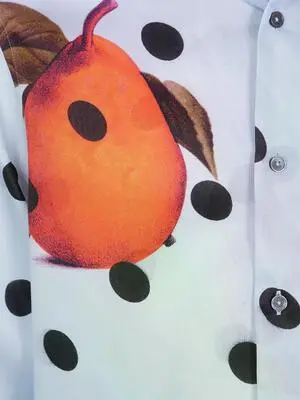 Paul Smith Polka-dot Pear-print Shirt