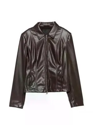 Liu Jo Belted Zip-up Jacket - Brown