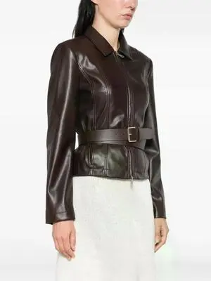 Liu Jo Belted Zip-up Jacket