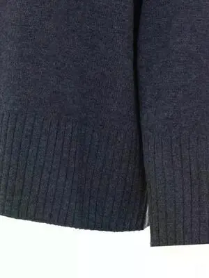 Pinko Roll-neck Ribbed-trim Wool Sweater
