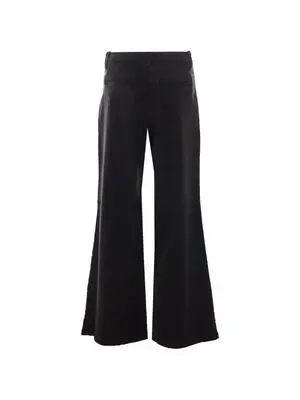 Liu Jo Patch-pocket Wide-leg Jeans - Black