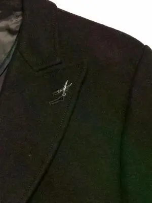 DANIELE ALESSANDRINI Double-breasted Peak-lapels Coat