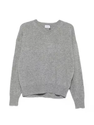 Marella V-neck Cashmere Sweater - Grey