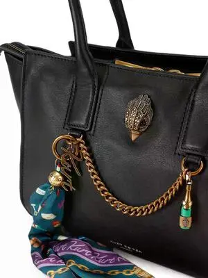 Kurt Geiger Eagle-plaque Tote Bag With Silk Scarf Detail