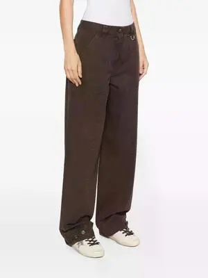 GOLDEN GOOSE Button-cuff Wide-leg Trousers
