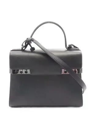 Delvaux Tempête Mm Handbag - Black