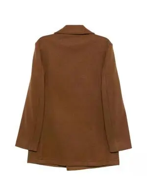 DANIELE ALESSANDRINI Double-breasted Coat - Brown