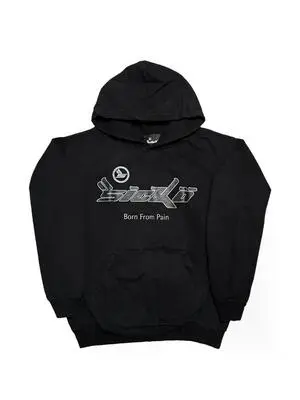 SICKO Born From Pain Logo-print Hoodie